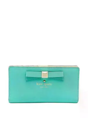 Kate Spade New York Holly Street Lacey Bow Wallet - Blue