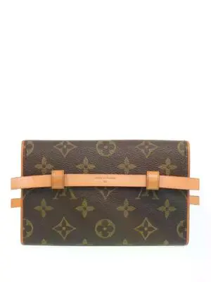 LOUIS VUITTON 2002 Monogram Pochette Florentine Belt Bag - Brown
