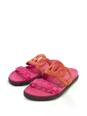 Hermès Chaine D'ancre Strap Sandals - Pink