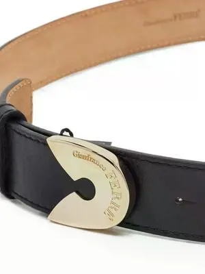 Gianfranco Ferre Sculpted-buckle Belt