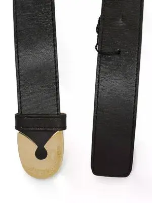 Gianfranco Ferre Sculpted Buckle Belt