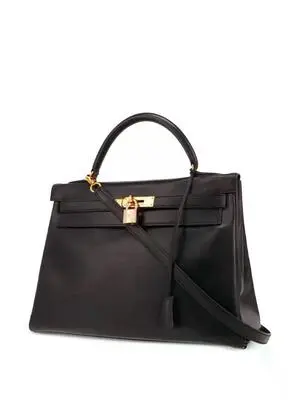 Hermès 1991 32 Kelly Handbag - Black