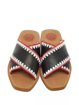 Chloé Woody Threaded Flat Sandals