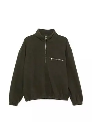 RIER Zip-fastening Fleece Sweatshirt Green
