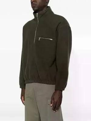 RIER Zip-fastening Fleece Sweatshirt - Green