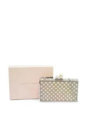 SOPHIA WEBSTER Clara Crystal Pearl Clutch Bag