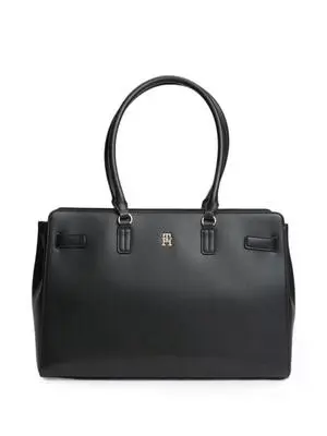 Tommy Hilfiger Logo Plaque Tote Bag
