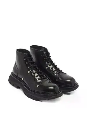 Alexander McQueen Tread Lace-up Combat Boots