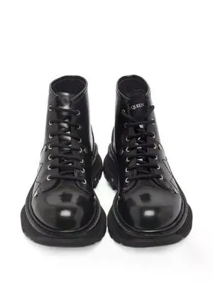 Alexander McQueen Tread Lace-up Combat Boots