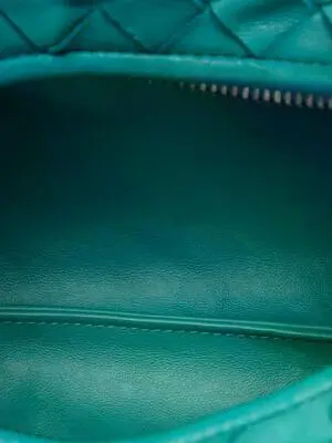 Bottega Veneta 2012-2026 Mini Nappa Intrecciato Jodie Hobo Bag - Blue