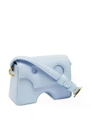 Off-White Burrow 22 Leather Shoulder Bag - Blue