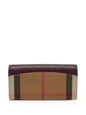Burberry House Check Continental Wallet