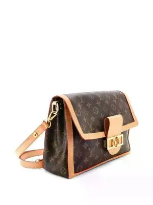 LOUIS VUITTON Dauphine Soft Monogram Canvas Gm Shoulder Bag