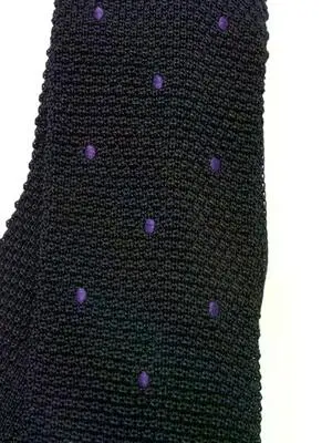 Carolina Herrera Polka-dot Knit Tie