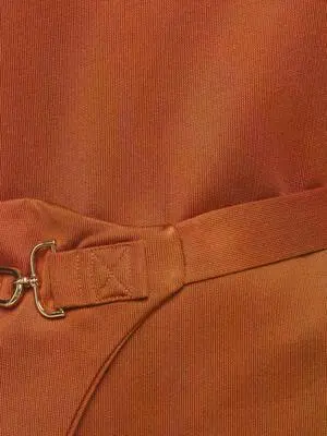Fendi Fine Knit Belted Crewneck Sweatshirt
