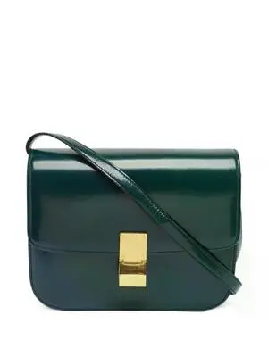 Celine 2012 Medium Classic Box Shoulder Bag - Green