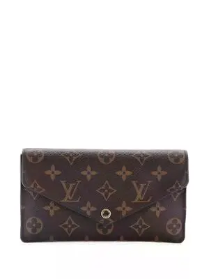 LOUIS VUITTON Jeanne Wallet Monogram Canvas Small Wallets - Brown