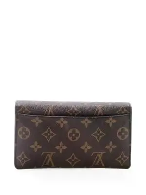 LOUIS VUITTON Jeanne Wallet Monogram Canvas Small Wallets - Brown