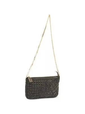 Versace Vanitas Baroque-embossed Quilted Shoulder Bag