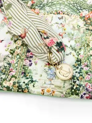 Camilla Floral-print Silk Scarf Clutch Bag
