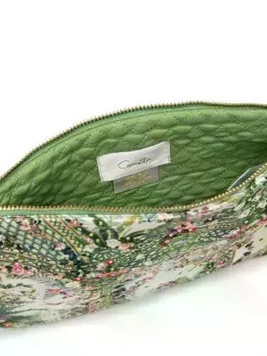 Camilla Floral-print Silk Scarf Clutch Bag