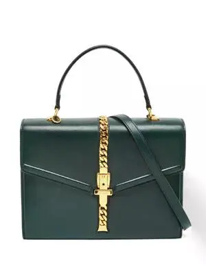 GUCCI Gucci Sylvie 1969 Leather Handbag