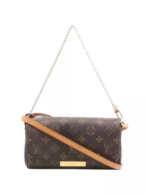 LOUIS VUITTON 2012 Monogram Favorite Pm Satchel - Brown