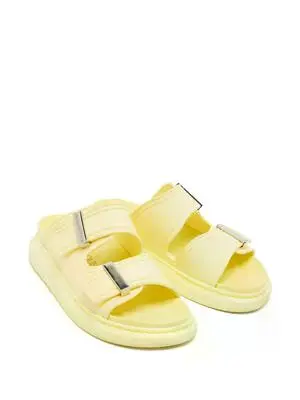 Alexander McQueen Alexander McQueen Hybrid Buckled Sandals Yellow