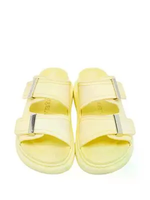 Alexander McQueen Hybrid Buckled Sandals - Yellow