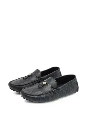 Dior Leather Cd Diamond Loafers