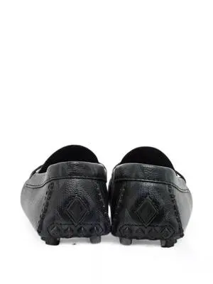 Dior Leather Cd Diamond Loafers