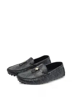 Dior Leather Cd Diamond Loafers