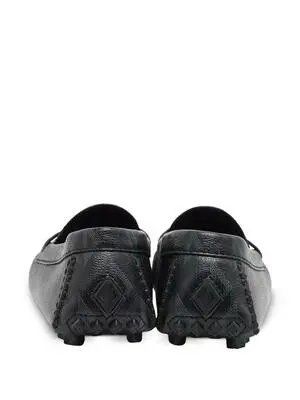 Dior Leather Cd Diamond Loafers
