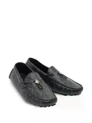 Dior Leather Cd Diamond Loafers