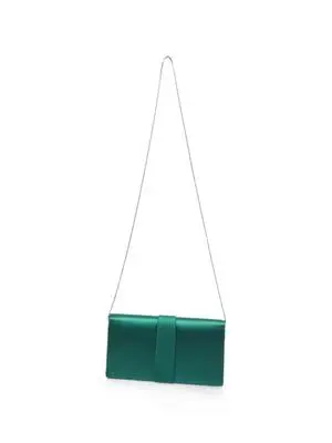Manolo Blahnik Capri Jewel Buckle Clutch Bag