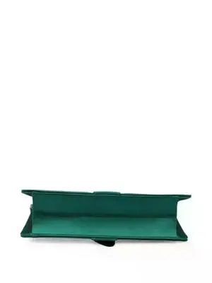 Manolo Blahnik Capri Jewel Buckle Clutch Bag