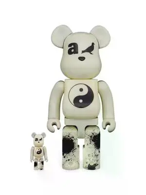BE@RBRICK X Atmos Staple Glow-in-the-dark Figures - Neutrals