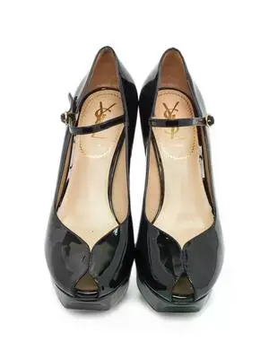 Saint Laurent Mary Jane Platform Pumps