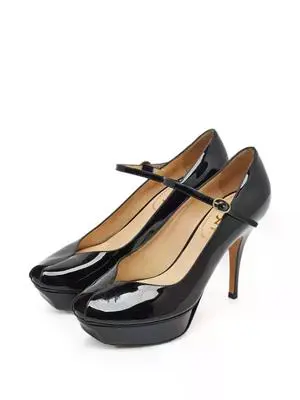 Saint Laurent Mary Jane Platform Pumps