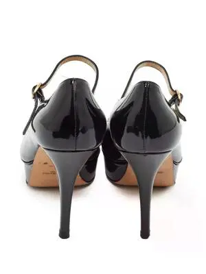 Saint Laurent Mary Jane Platform Pumps