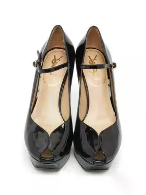Saint Laurent Mary Jane Platform Pumps