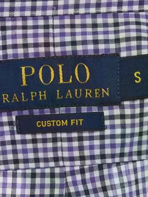 Polo Ralph Lauren Logo-embroidered Checked Shirt - Purple