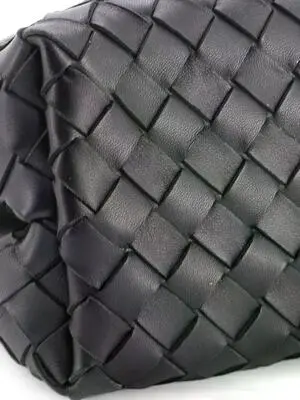 Bottega Veneta Andiamo Top Handle Bag Intrecciato Nappa Small Satchel - Black