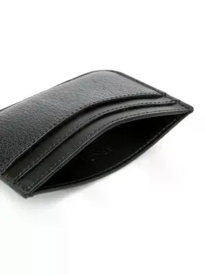 Fendi Ff-plaque Wallet - Black