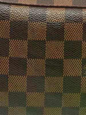LOUIS VUITTON 2004 Geronimos Damier Ebene Canvas Belt Bag