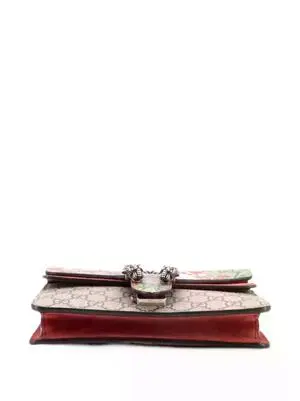 Gucci Dionysus Bag Blooms Print Gg Coated Canvas Mini Shoulder Bag - Brown