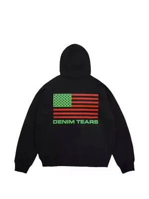 DENIM TEARS Pan African Zip-up Hoodie - Black