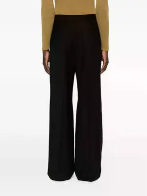 Saint Laurent Fluid Pants In Wool Flannel