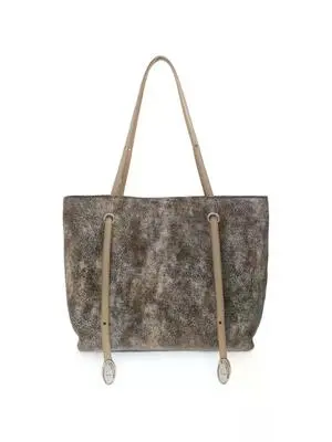 DIESEL® D-rop Cracked-effect Tote Bag
