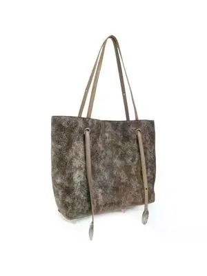 DIESEL® D-rop Cracked-effect Tote Bag